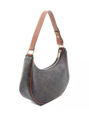 Celine 2010-2026 Medium Triomphe Coated Canvas Ava Shoulder Bag