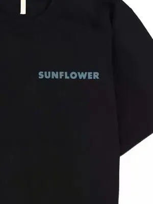 SUNFLOWER Logo-print T-shirt - Black