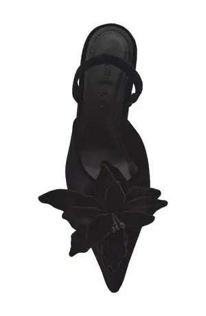 Farm Rio Flower Velvet Slingback Pump