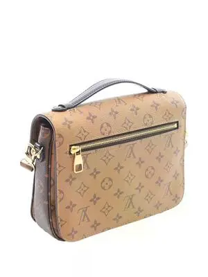 LOUIS VUITTON 2021-2026 Monogram Reverse Pochette Metis Satchel - Brown