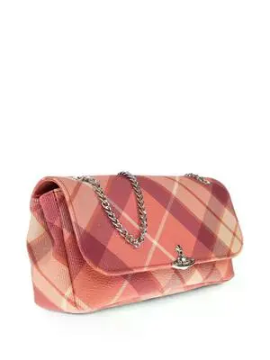 VIVIENNE WESTWOOD Orb Plaid Mini Bag
