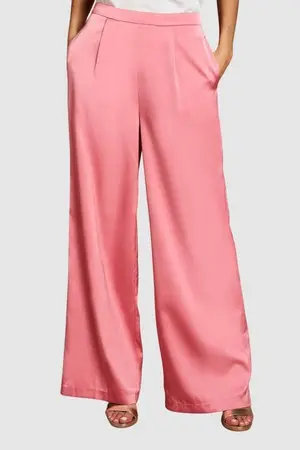 Coast Satin Wide-leg Flare Trousers