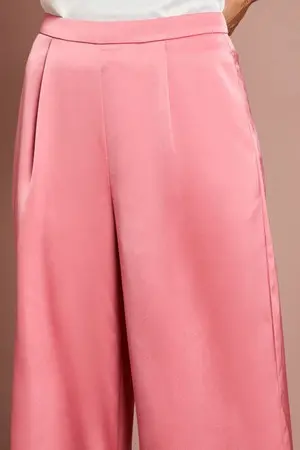 Coast Satin Wide-leg Flare Trousers