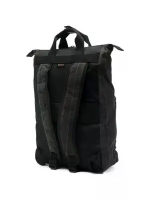 Barbour Field Tartan Waxed-cotton Check Backpack
