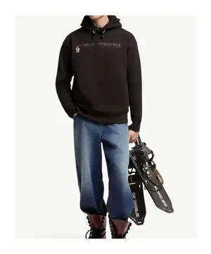 Moncler Coordinates Logo Cotton Hoodie