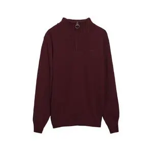 Barbour Quarter Zip Rib Knit Sweater