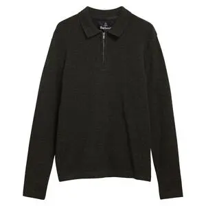 Barbour Zip Polo Knit Sweater