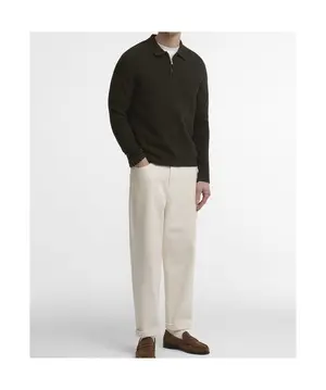 Barbour Zip Polo Knit Sweater