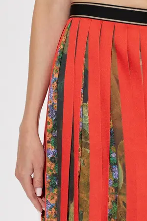 Dries Van Noten Printed Skirt