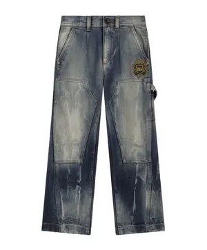 Dolce & Gabbana Logo-appliqué Jeans - Multicolor