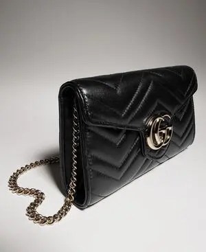 Gucci Gg Marmont Wallet On Chain