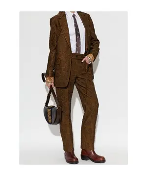 Dries Van Noten Slim-leg Jacquard Pants