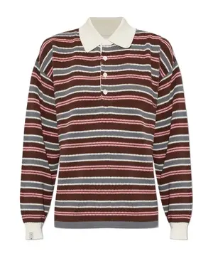 The Upside Wonder Striped Long Sleeve Knitted Top