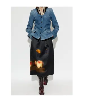 Dries Van Noten Fitted Denim Blazer