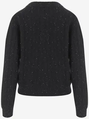 Arch4 Long-sleeve Crew-neck Knit Top