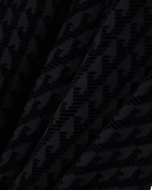 Emporio Armani Monogram-pattern Crew-neck Sweater
