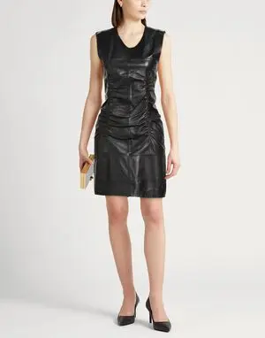 Sportmax Sleeveless Bodycon Leather Skirt