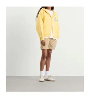 Rhude Tripoli Rally Team Logo Shorts - Tan