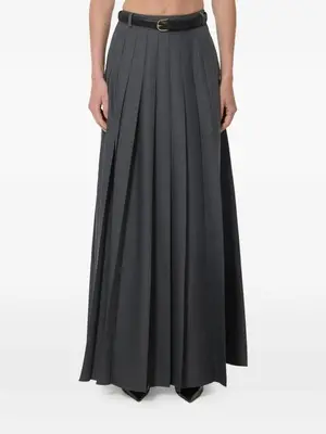 SELF-PORTRAIT Pleated Maxi Skirt
