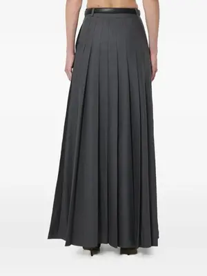 SELF-PORTRAIT Pleated Maxi Skirt