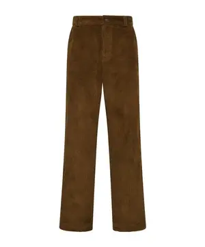 Moncler Corduroy Jogging Trousers - Brown