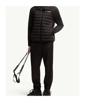 Moncler Logo Print Stretch Track Trousers