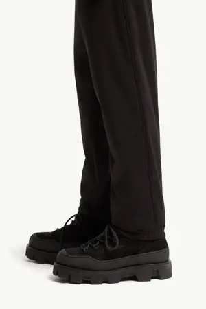 Moncler Logo Print Stretch Track Trousers