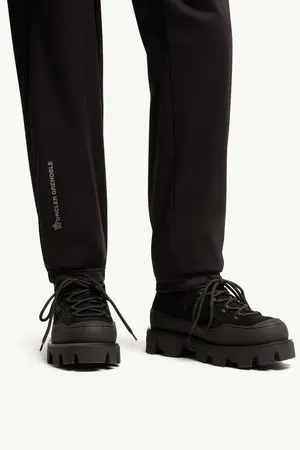 Moncler Logo Print Stretch Track Trousers
