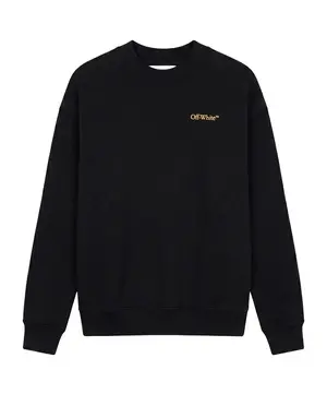 Off-White Long-sleeved Sweatshirt