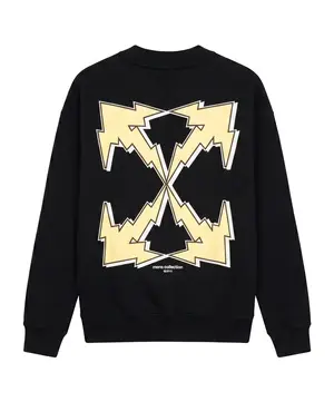 Off-White Long-sleeved Sweatshirt