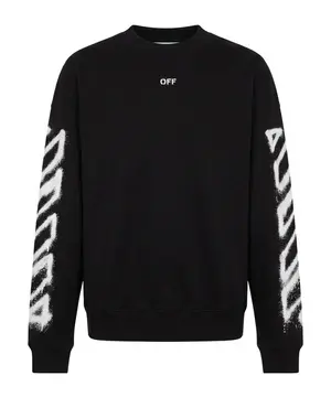 Off-White Long-sleeved Sweatshirt