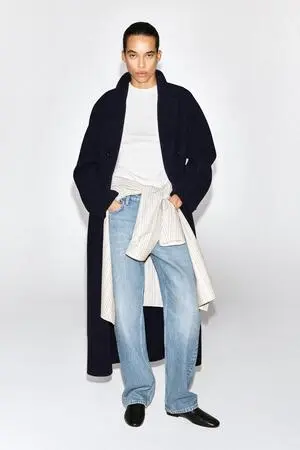 Cos Tailored Double-faced Wool Long Coat