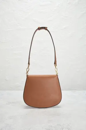 Saint Laurent Mini Top Handle Bag In Brown