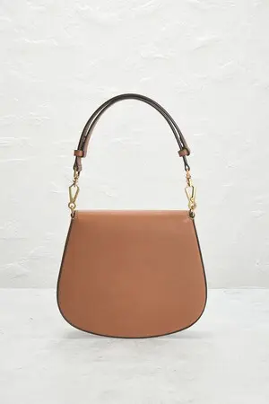 Saint Laurent Mini Top Handle Bag In Brown
