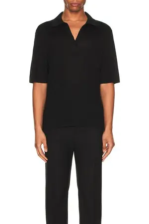Saint Laurent Polo In Black