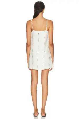 ELCE Siren Mini Dress In White