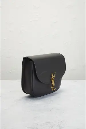 Saint Laurent Medium Kaia Satchel Bag In Black