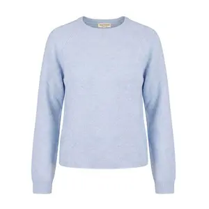 ANSE VICTORIN Elaine Cashmere Silk Pullover Light - Blue