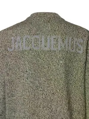 Jacquemus Logo-intarsia Wool Cardigan