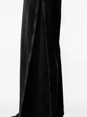 ELEH Faded Wide-leg Jeans