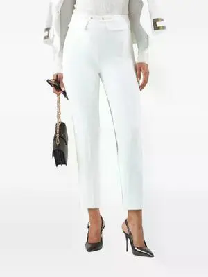 Elisabetta Franchi Trousers In Double Layer Stretch Crêpe