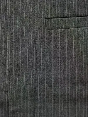 ELEH Pinstripe-pattern Front-slit Skirt