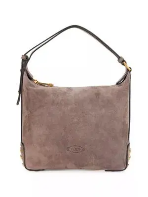 TOD'S Metal Dots Mini Bag In Suede