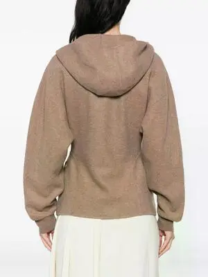 Max Mara Zip-up Hooded Jacket