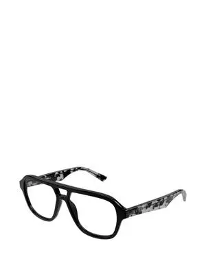 Gucci Pilot-frame Tortoiseshell-effect Glasses