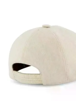 Loro Piana Logo-embroidered Cashmere Baseball Cap - Neutrals