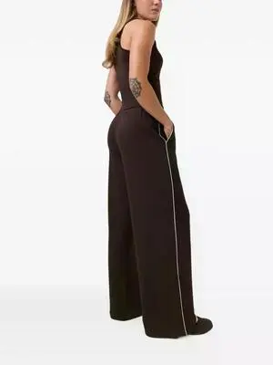 Sweaty Betty After Class Piping-detail Wide-leg Trousers