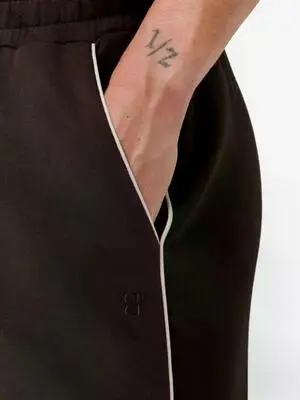Sweaty Betty After Class Piping-detail Wide-leg Trousers