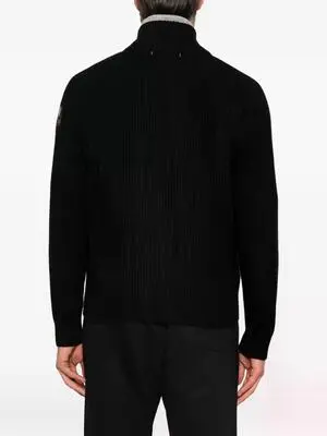 PARAJUMPERS Quilted Panelled Zip Up Jacket