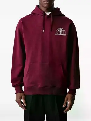 Drole De Monsieur Fountain-print Hoodie